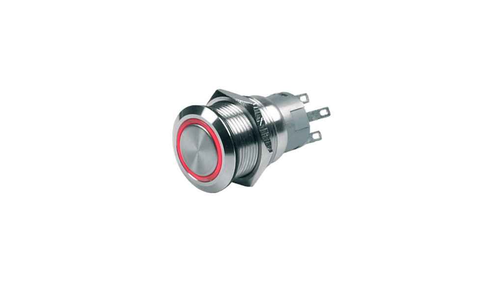12V & 24V PUSH BUTTON SWITCHES & BUZZERS WITH LED RING | Uflex